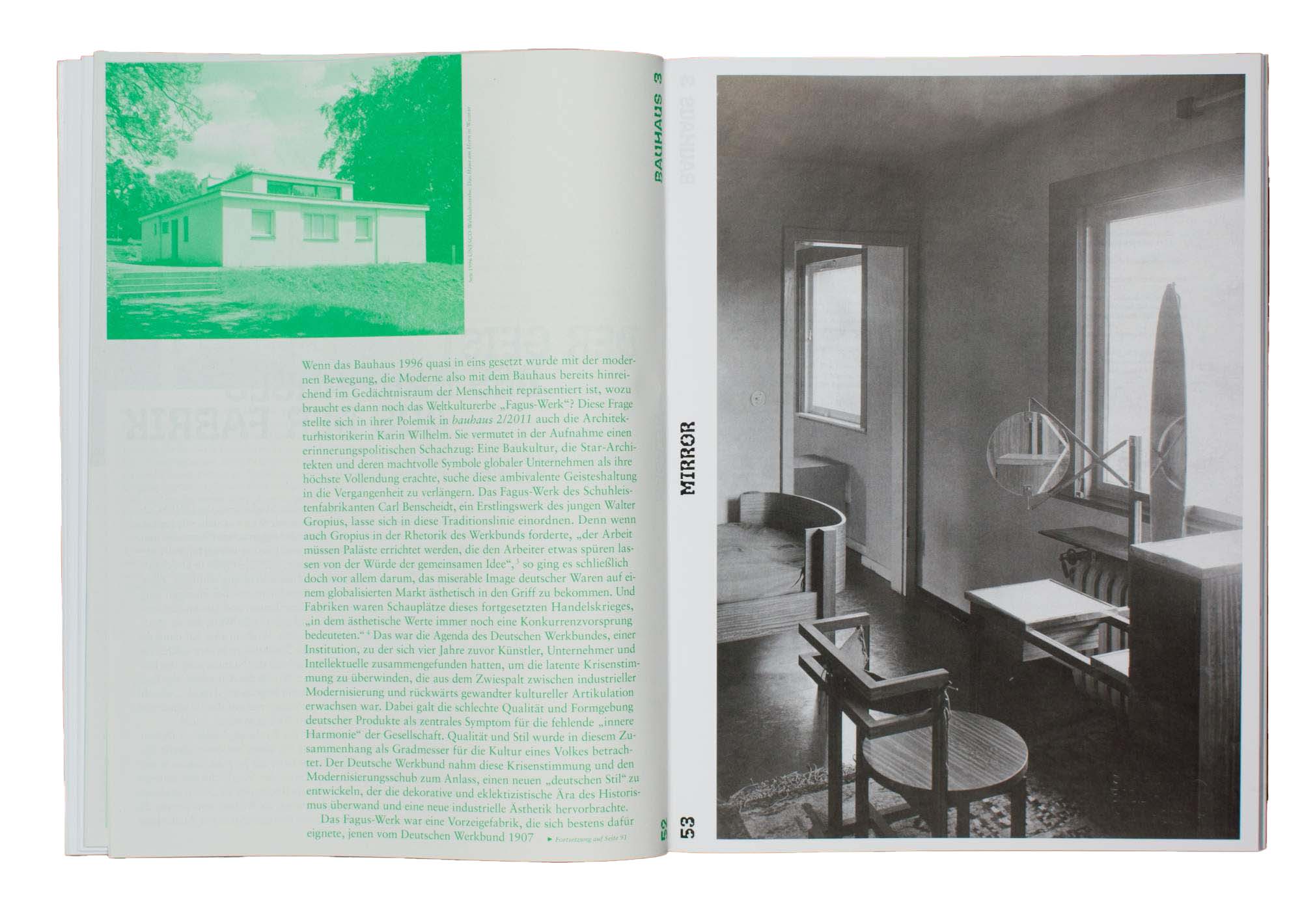 bauhaus 3. Zeitschrift der Stiftung Bauhaus Dessau - Bauhaus Movement ...